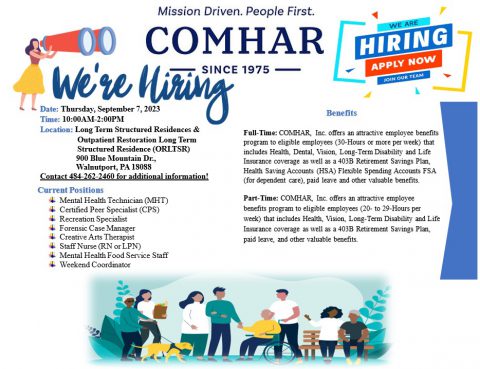 Join Our Team | COMAHR - COMHAR