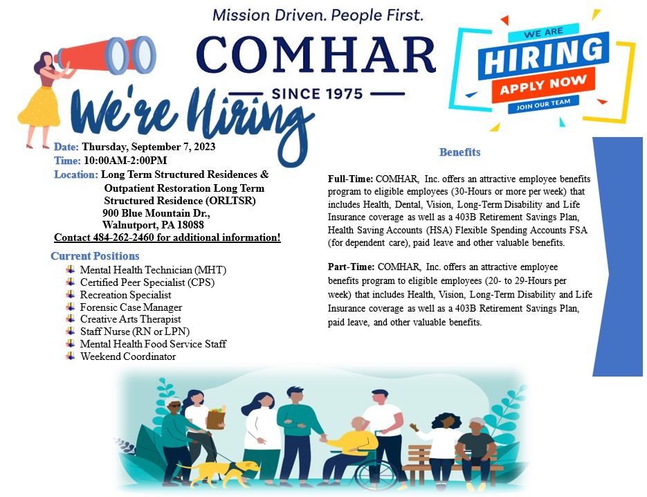 Join Our Team | COMAHR - COMHAR